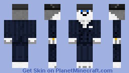 Husky in Suit Minecraft Skin