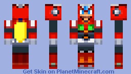 Zero from Megaman Minecraft Skin