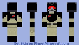 with full-face helmet with full-face helmet Minecraft Skin