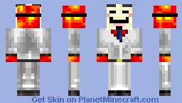 Lava Man /w A Suit Minecraft Skin