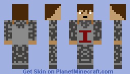 warrior /w helmet and chain armor Minecraft Skin