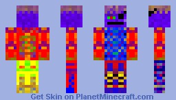 Purple Lizard Pirate Minecraft Skin