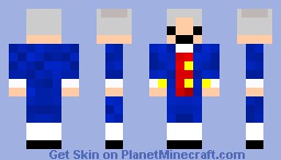 George Washington - 8 Bit Version Minecraft Skin
