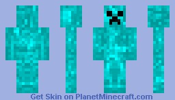 Ice creeper Minecraft Skin