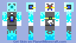 Ice Being Minecraft Skin
