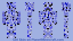 Ice Creeper Minecraft Skin