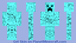 Ice Creeper Minecraft Skin