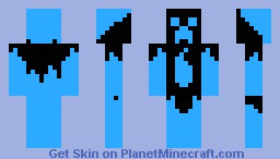 Ice Creeper Minecraft Skin