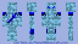 Ice Demon Minecraft Skin