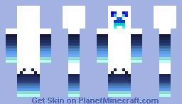 Ice Ice Creeper Minecraft Skin