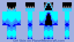 Aqua Mage Minecraft Skin