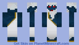 The Ice Magician (3D Features)(much,much better in preview) Minecraft Skin