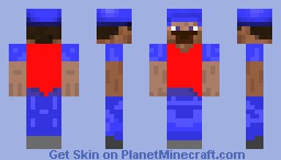 Ice Mario (wii) Minecraft Skin