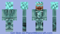 Ice Steve Minecraft Skin