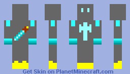 Ice Warrior Minecraft Skin