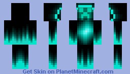 Ice Creeper Remake Minecraft Skin