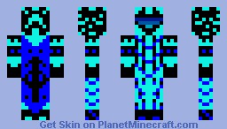 Ice knight Minecraft Skin