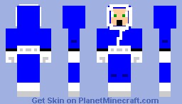Iceman - Megaman Minecraft Skin