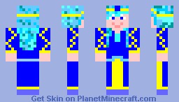 Ice princess Minecraft Skin