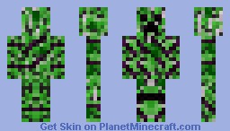 Pimpin creeper Minecraft Skin