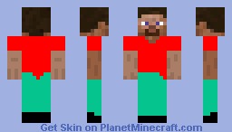 Improved Steve Skin Minecraft Skin
