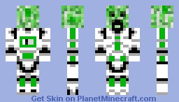 Dark-Green creeper clonetrooper Minecraft Skin