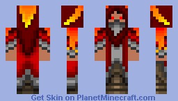 Inferno Wizard Minecraft Skin
