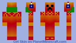 Inferno_Creeper (Hood) Minecraft Skin