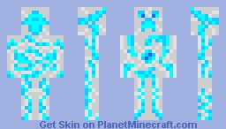 Inverted Lava Creeper Minecraft Skin