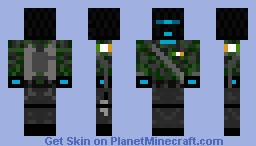 Blue IRA Slime Minecraft Skin