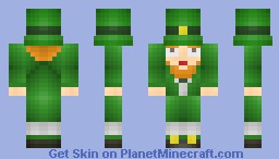 Irish leprechaun (With moving hat) Minecraft Skin