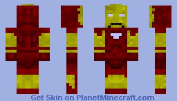 Iron man Minecraft Skin