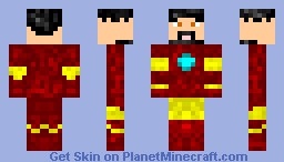 Iron man Minecraft Skin