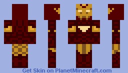Iron Man Extremis Minecraft Skin