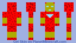 Iron Man With Triangle Chest Piece Minecraft Skin