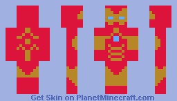 Iron Man Mk V Minecraft Skin