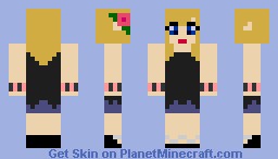 Blonde Girl Islander Minecraft Skin