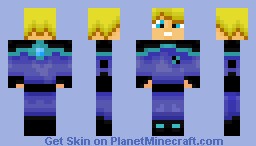 Blue SpaceMan Minecraft Skin