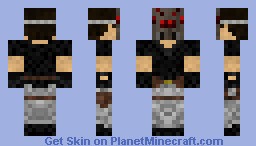 Spider Mask Minecraft Skin
