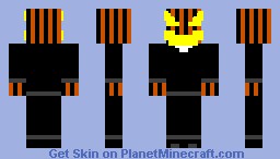 Jack-o-lantern monster Minecraft Skin
