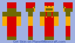 8-Bit Mario Minecraft Skin
