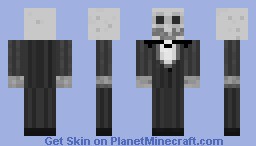 Jack Skellington Minecraft Skin