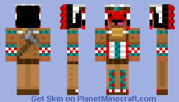 Derpy Native American Minecraft Skin