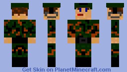 Jar Head w/ Cigar Minecraft Skin