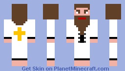 Jesus Christ (spread) Minecraft Skin