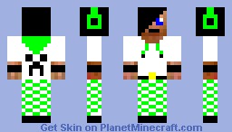 Joe With Creeper Face Minecraft Skin