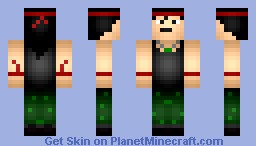 Rambo Minecraft Skin