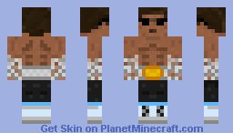 Johnny Cage from Mortal Kombat 9 Minecraft Skin