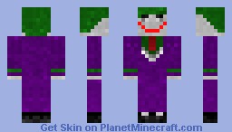 The Joker Minecraft Skin