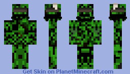 Jungle Camo Minecraft Skin